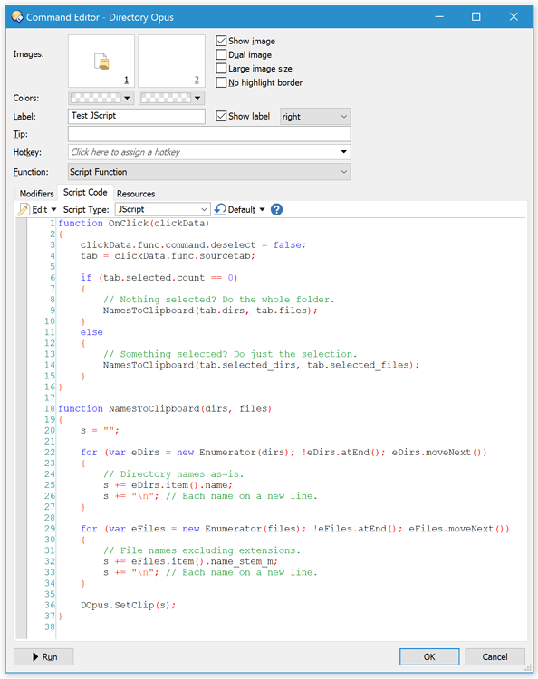 Copy filenames separated by newlines? - Help & Support - Directory Opus ...