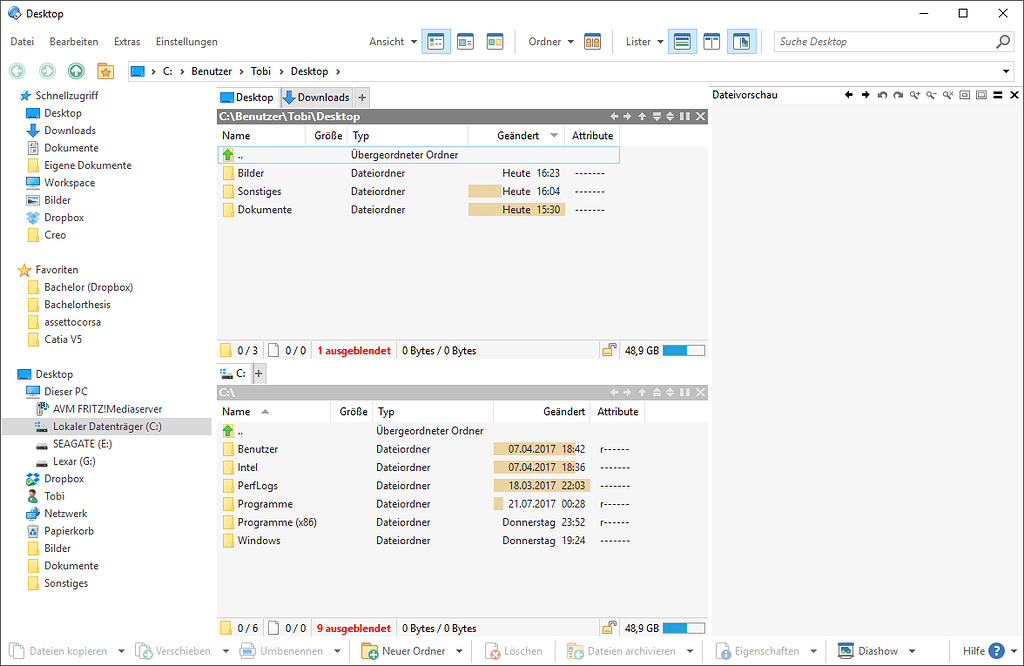 Simple Light Theme - Themes - Directory Opus Resource Centre
