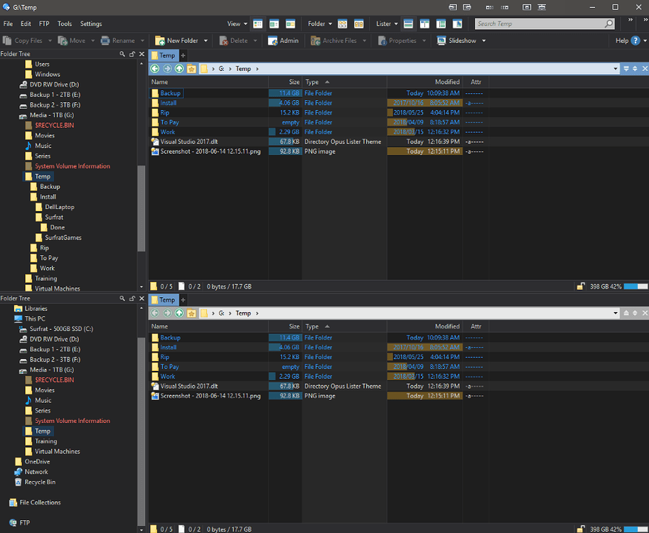 Visual Studio 2017 theme (Update 2) - Themes - Directory Opus Resource ...