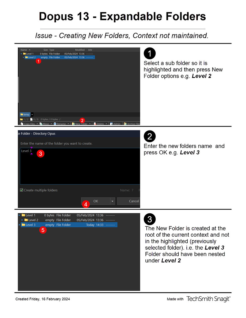 Creating New Sub Folders inside Expandable Folders - Help & Support ...