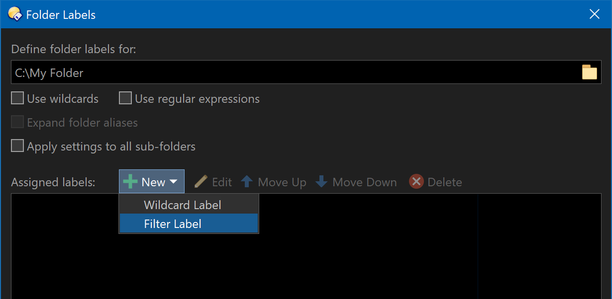 Folder Label, if all text files below have same label - Help & Support ...