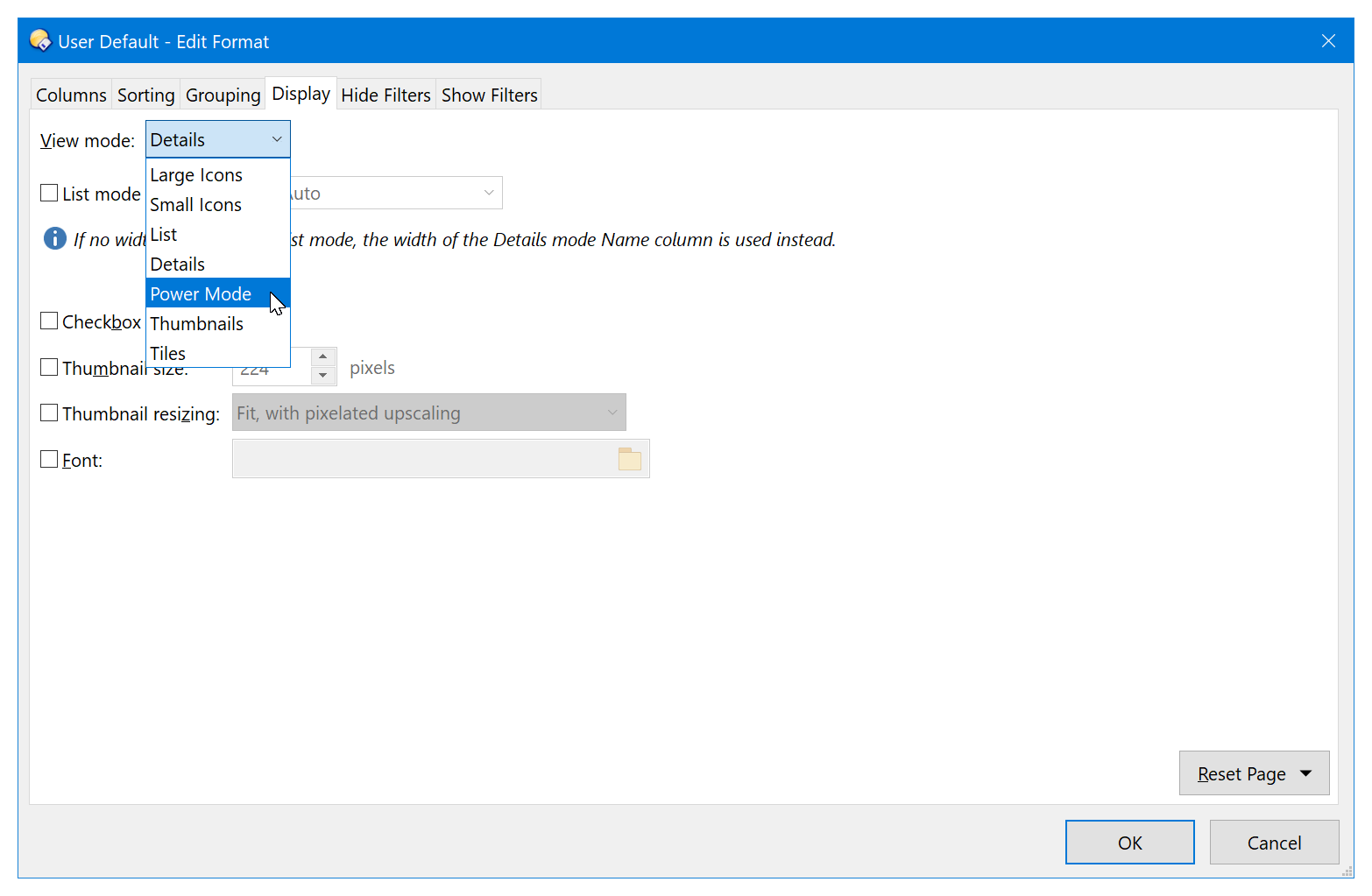 Show checkbox everywhere by default - Help & Support - Directory Opus ...