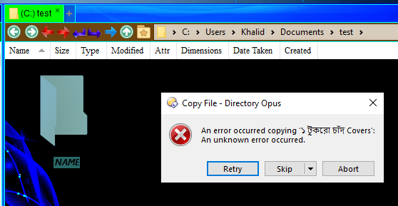 How To Pass Path For Copy Command Help Support Directory Opus 
