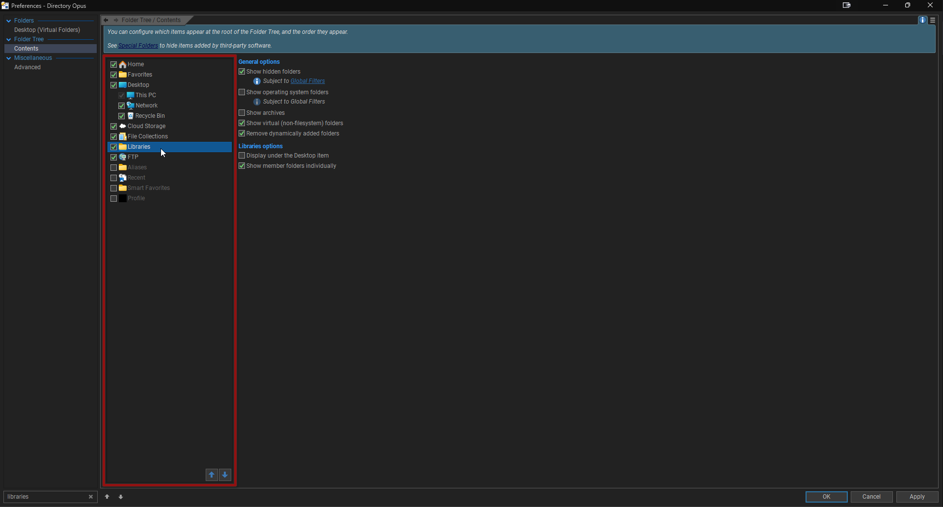 How do i remove some folders from the folder tree - Help & Support ...