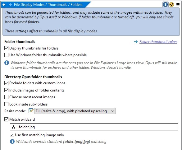 Slow and missing folder thumbnails - Help & Support - Directory Opus ...