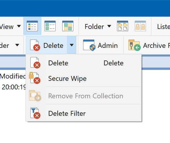 Error 145 When Deleting A Folder Help Support Directory Opus 