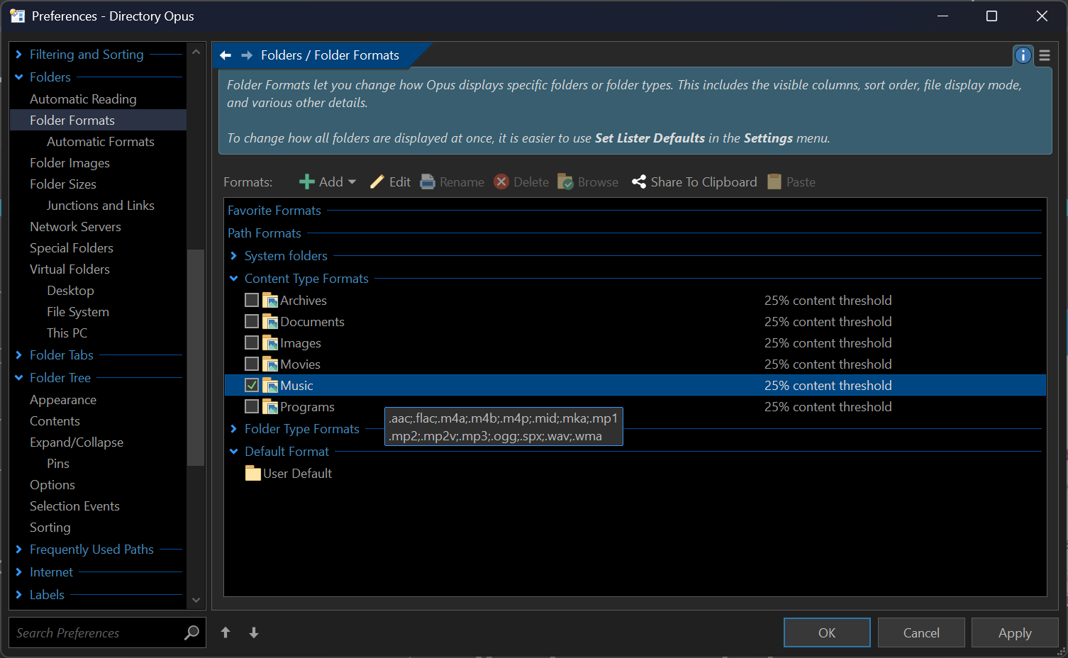 Where is the Enable Folder Content Type detection - Help & Support ...